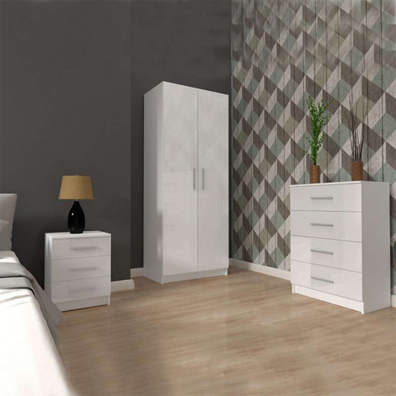 Bobby High Gloss Set - Sliding Wardrobes 4 u