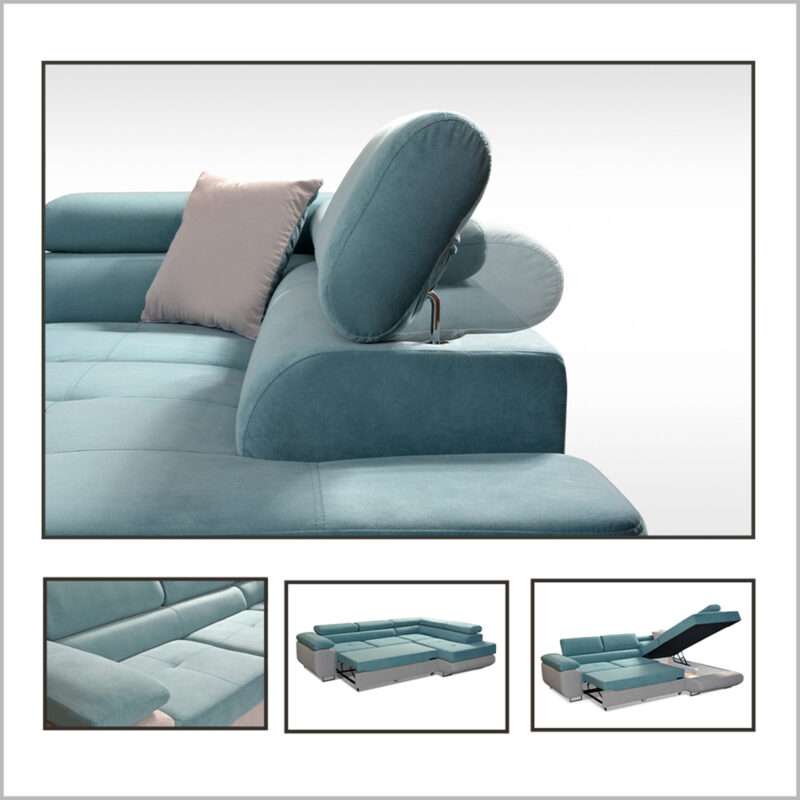 LIDO Corner Sofa Bed - Sliding Wardrobes 4 u