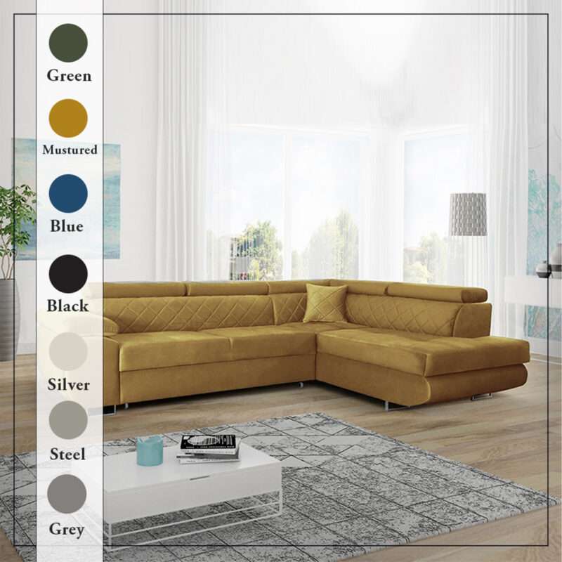 LAGUNA CORNER SOFA - Sliding Wardrobes 4 u