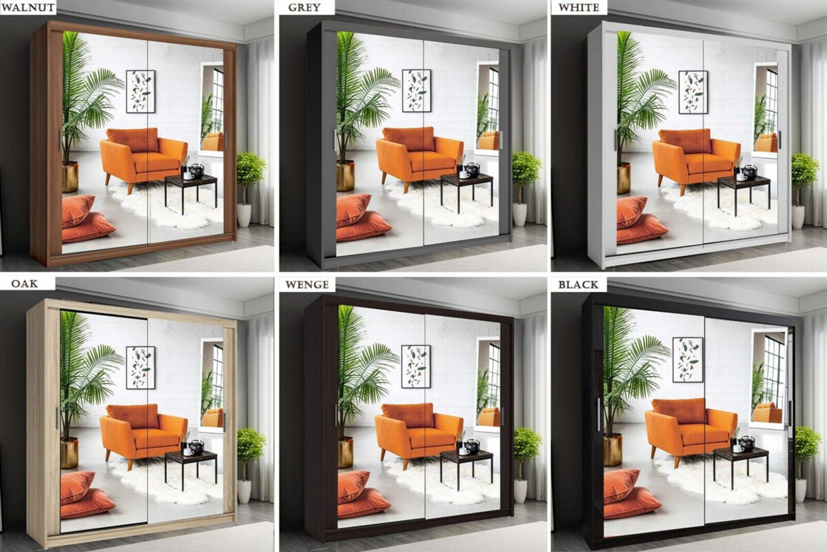 Chicago All Color Sliding Wardrobe Including 250cm - Sliding Wardrobes 4 u