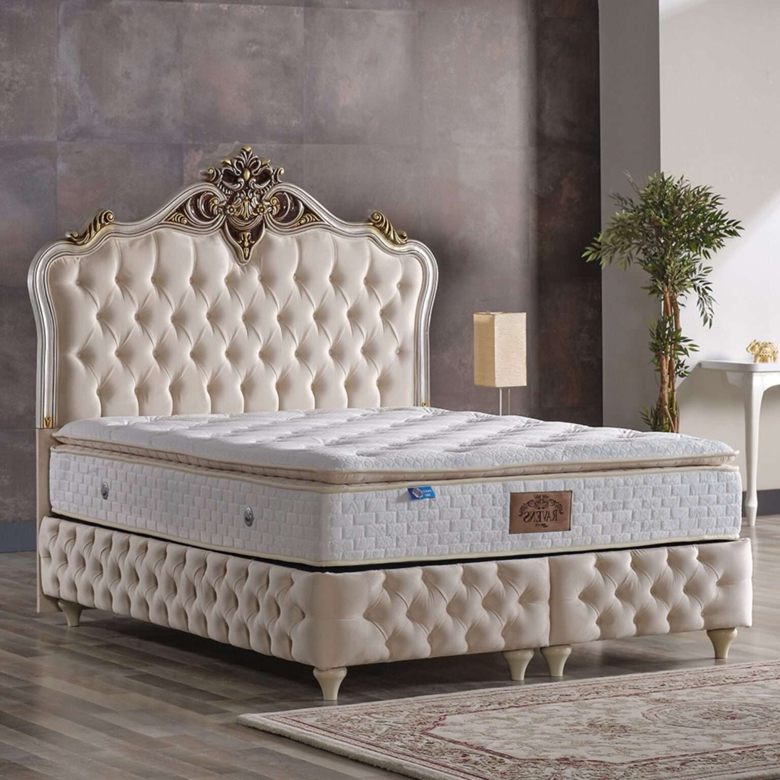 ITALIAN CREAM STORAGE BED - Sliding Wardrobes 4 u