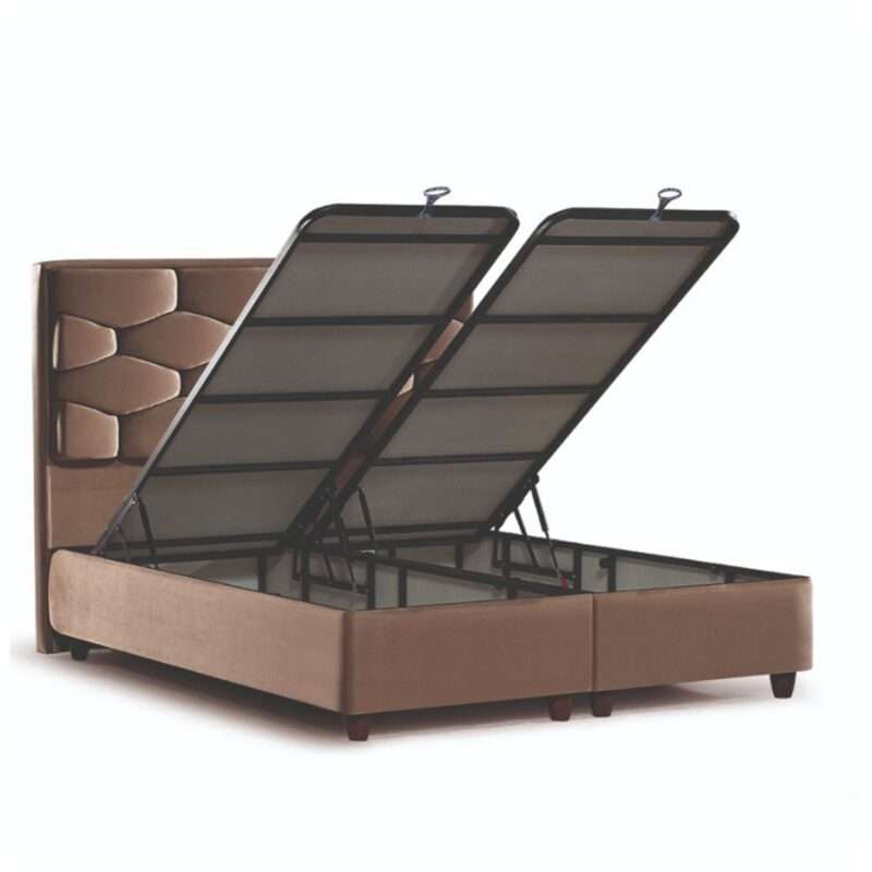 ROSE BROWN STORAGE BED - Sliding Wardrobes 4 u