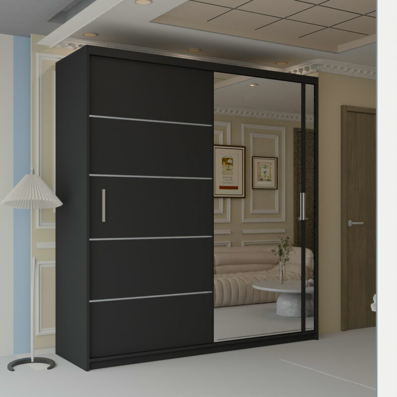 Vision New Sliding Mirror Door Wardrobe - Sliding Wardrobes 4 u